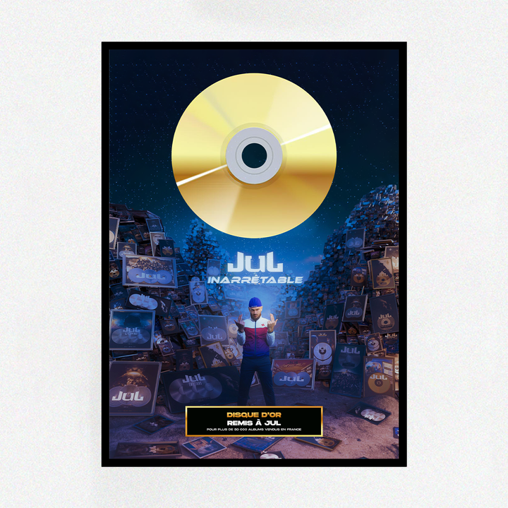 Tous les disques d'or de Jul (My World, Coeur Blanc...) – T Certif